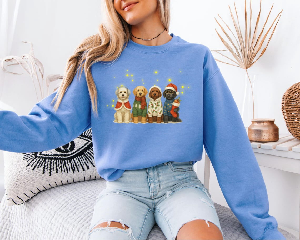 Doodle Dog season Sweatshirt, Labradoodle season Sweater, Goldendoodle ...