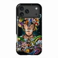 Doodle Dragon Anime Parody Cute Creature Case with iPhone 17 to 11 Pro ...