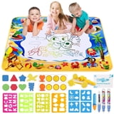 GPED Doodle Drawing Mat, 40 x 32 inch Large Aqua Magic Water Drawing ...