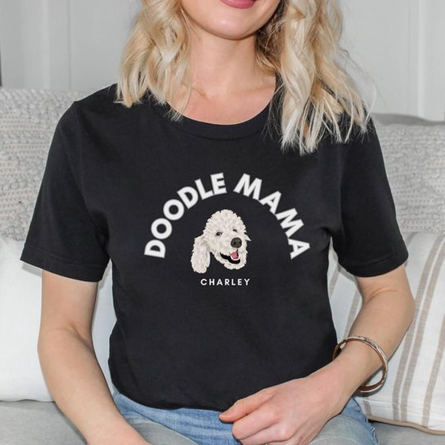 Doodle Mama Goldendoodle Labradoodle Shirt, Doodle Mom TShirt tee ...