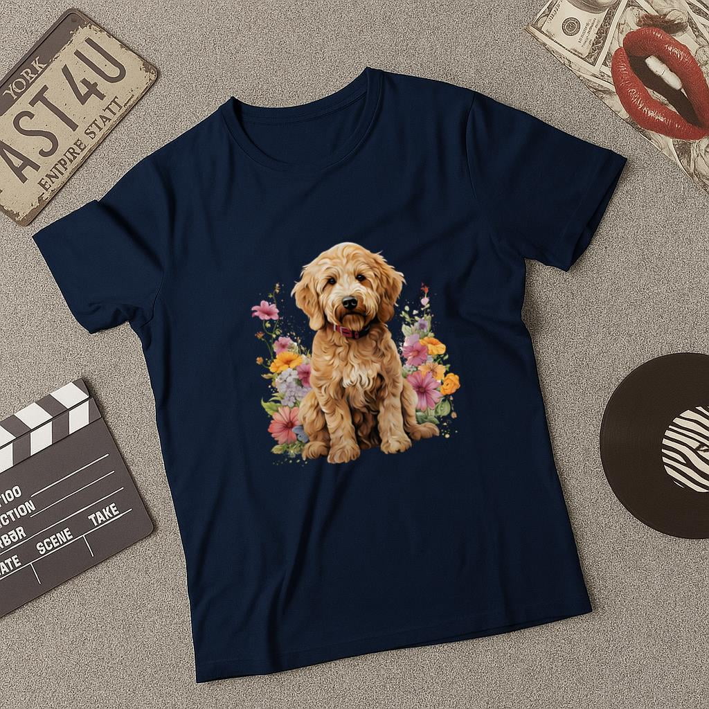 Doodle Mom Graphic for a Goldendoodle & Labradoodle Dog Unisex T-shirt ...