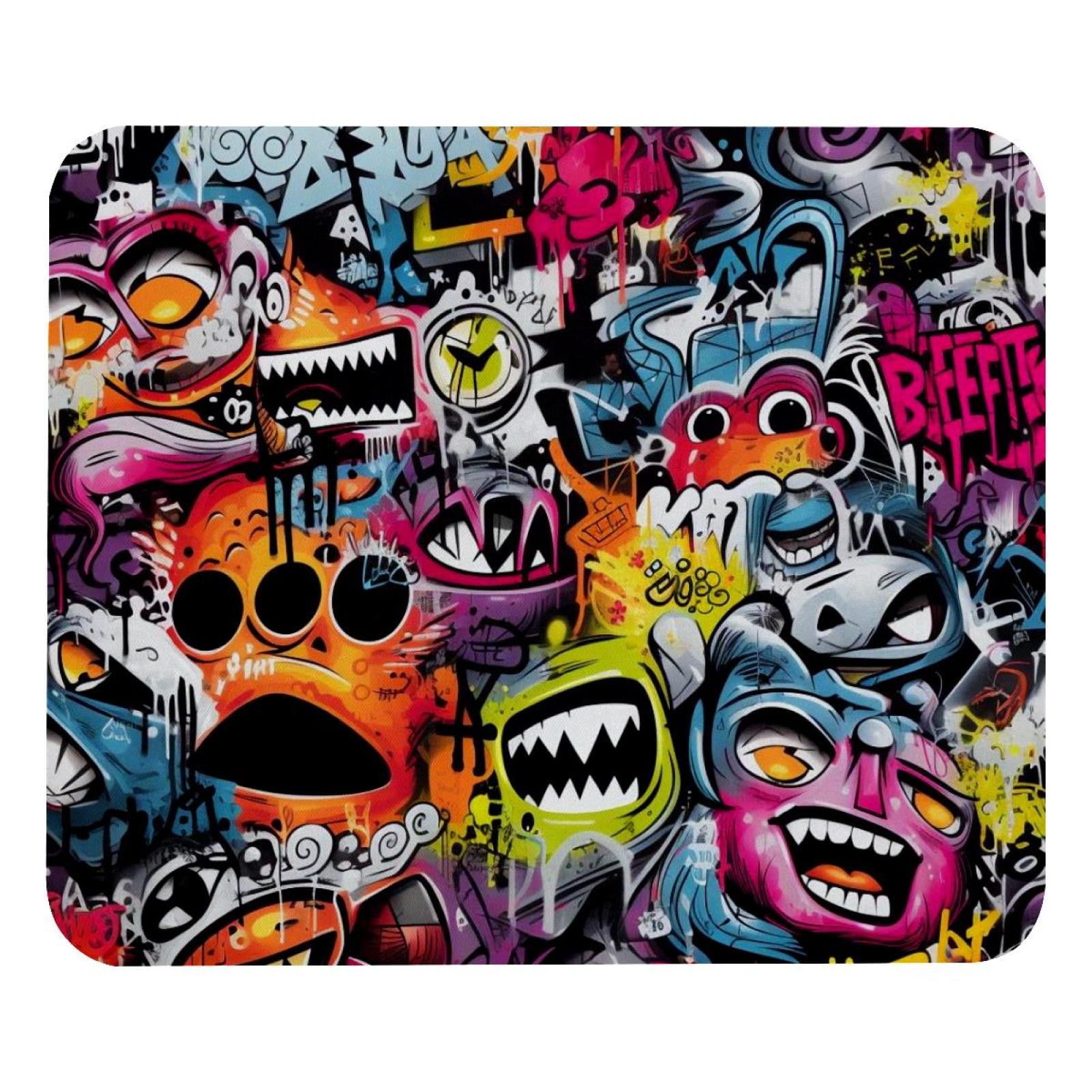 Doodle Mouse Pad for Laptop Wireless Mouse Home Office Travel, Portable ...