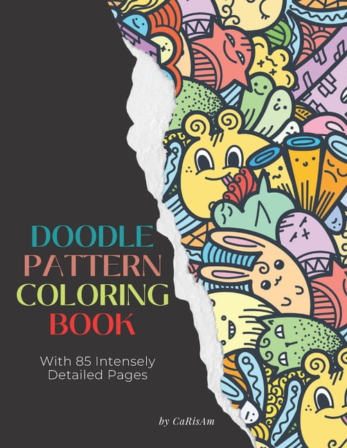Doodle Pattern Coloring Book: An Advanced Coloring Book For Adults Full ...
