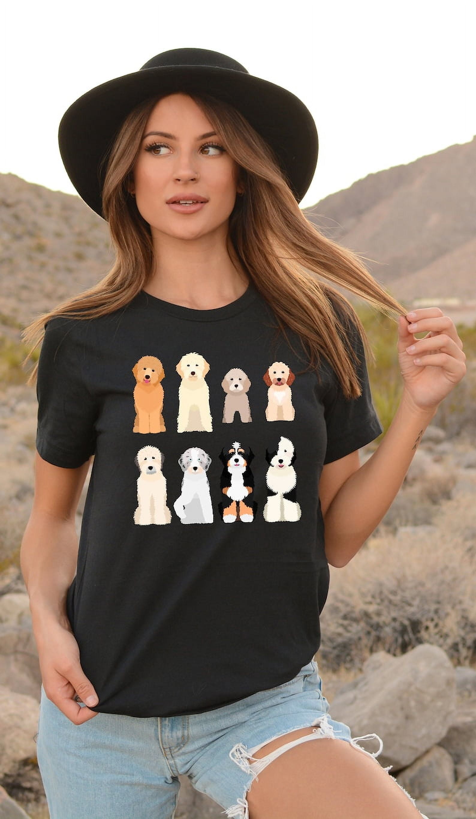 Doodle Poodle Dog Theme Shirt, Dog Shirt, Cottage Core, Dog Gift ...