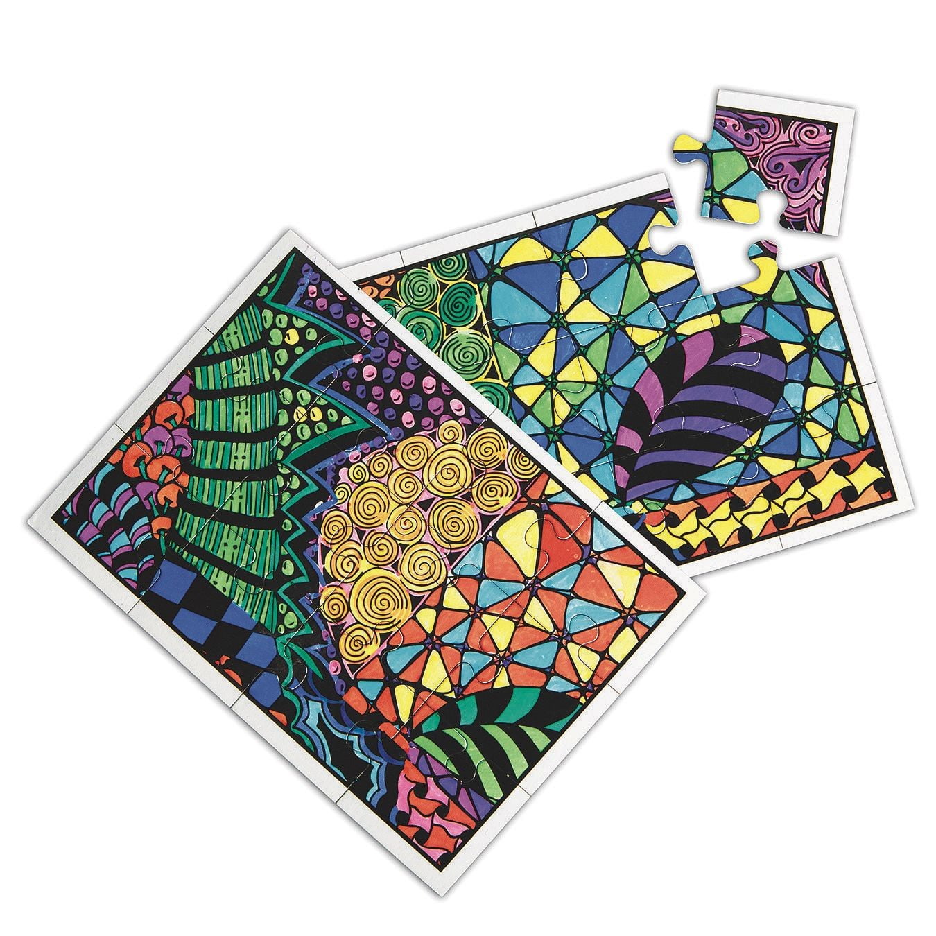 Doodle Puzzle Craft Kit (Pack of 48) - Walmart.com