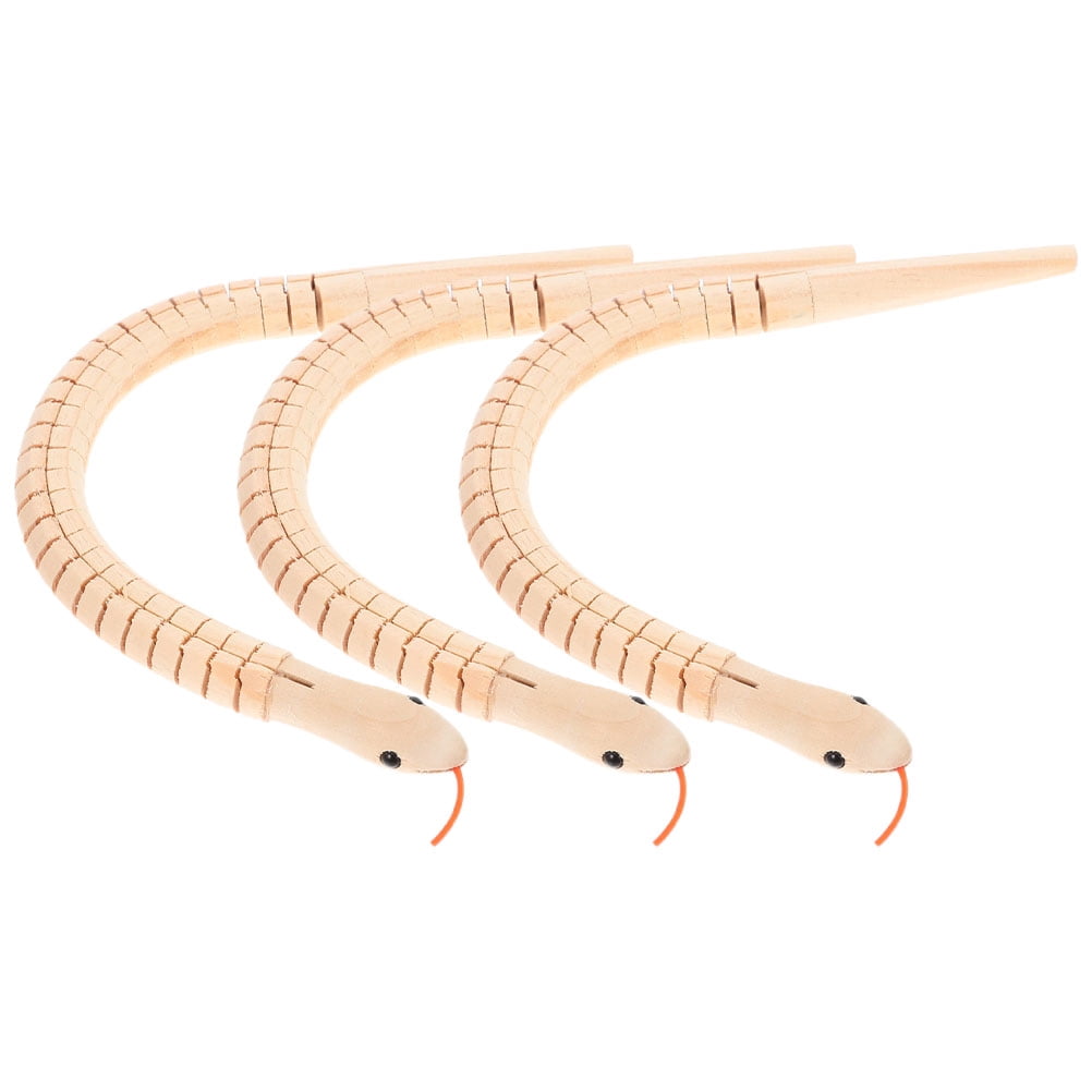 Doodle Toy Snake Unfinished Halloween Wiggly Jointed Snakes Flexible ...
