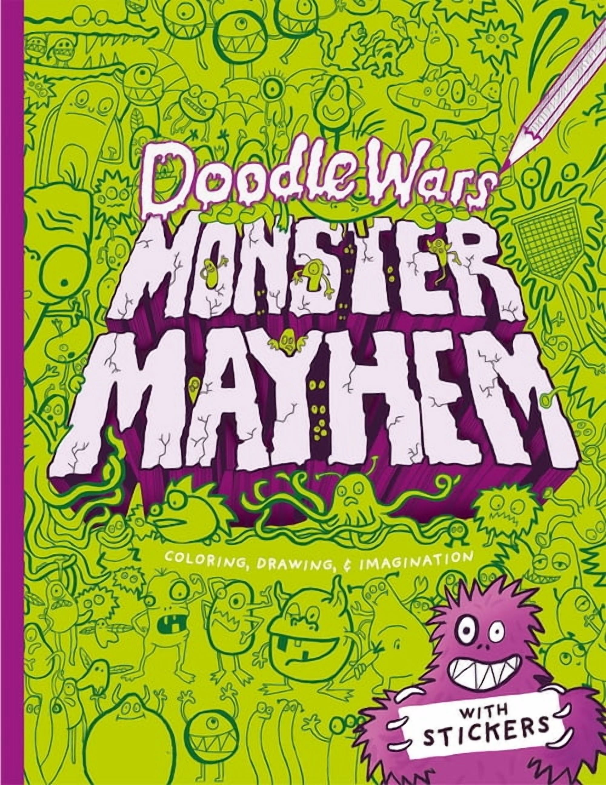 Doodle Wars Doodle Wars Monster Mayhem, (Paperback) - Walmart.com