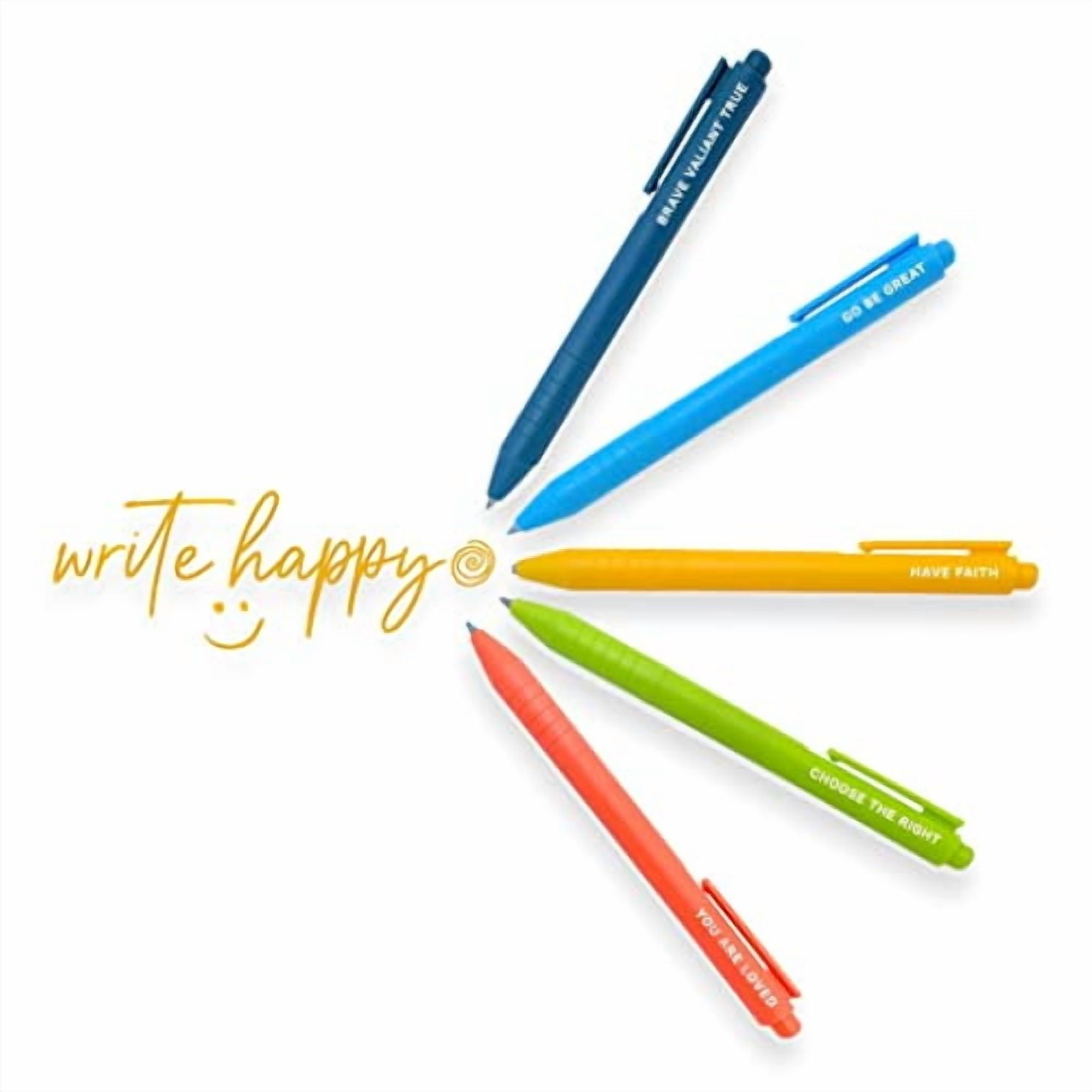 Doodle Write Happy Gel Pens, Set of 5, Choose The Right, LDS Baptism ...