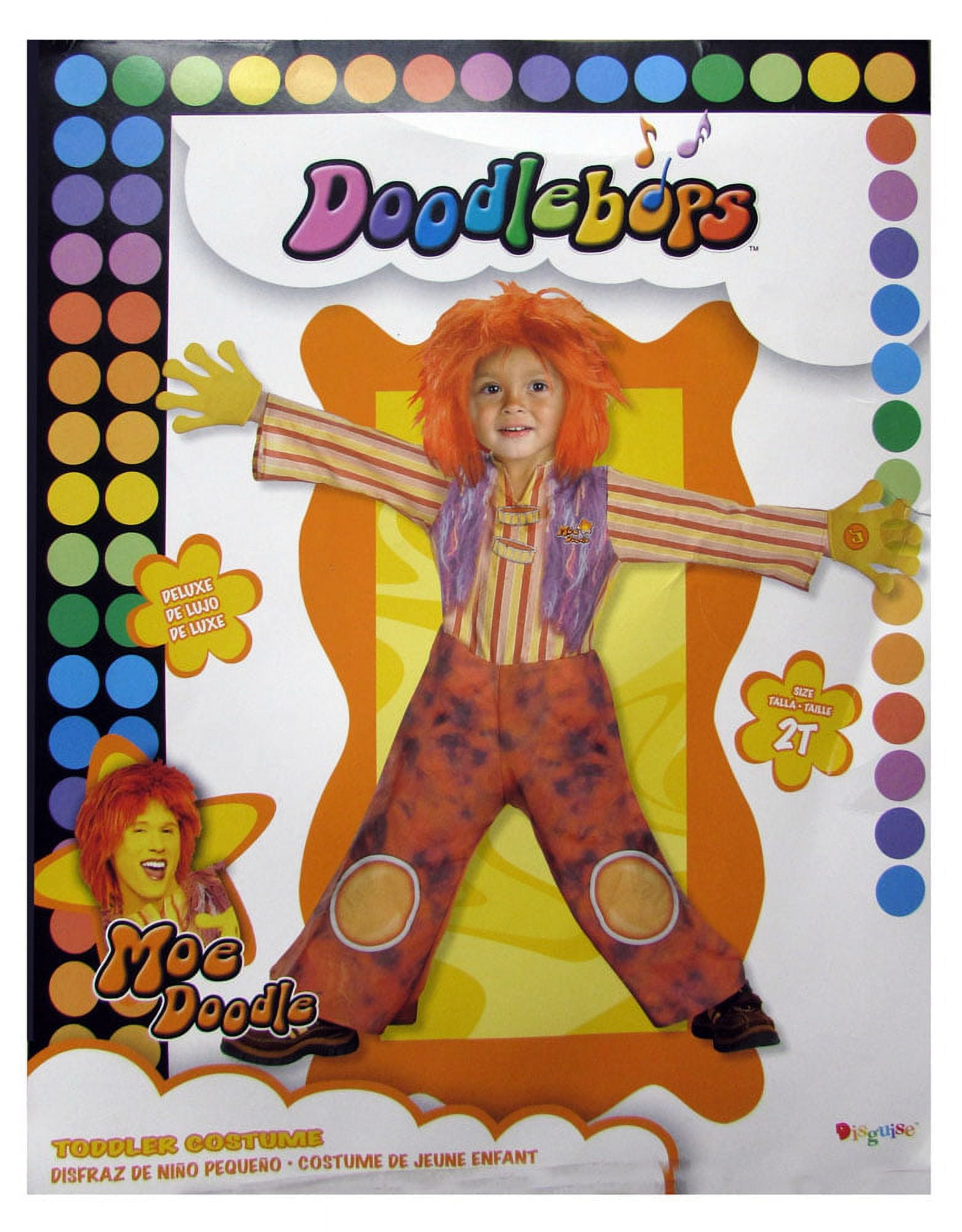 Doodlebops Moe Deluxe Toddler Costume Small 2T - Walmart.com