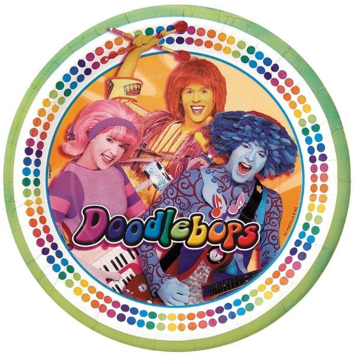 Doodlebops Small Paper Plates (8ct) - Walmart.com