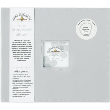 Doodlebug Storybook Album 12"X12" Beetle Black - Walmart.com
