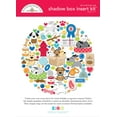 Doodlebug Design Shadow Box Insert Kit-Doggone Cute - Walmart.com