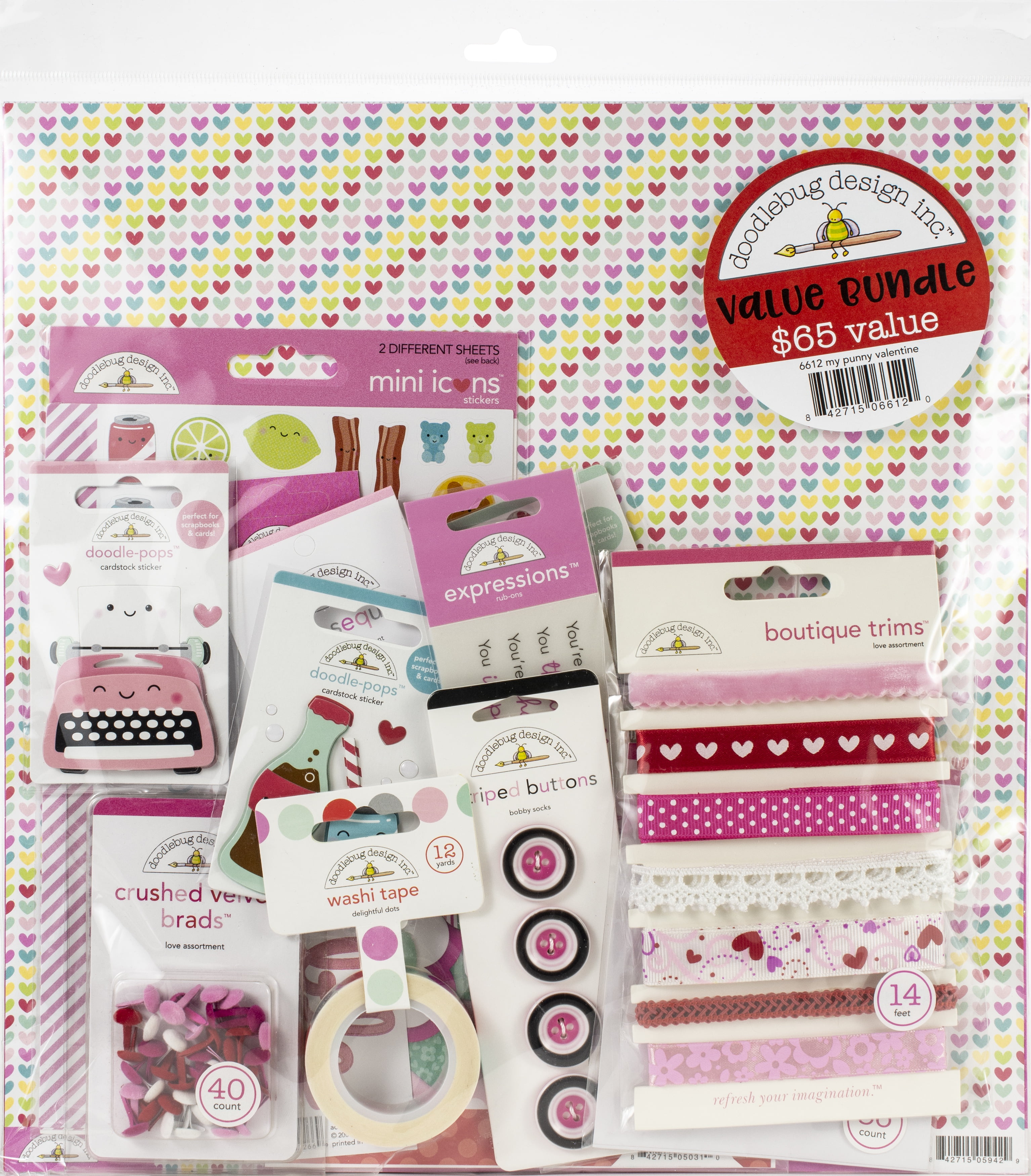Doodlebug Designs Value Bundle, My Punny Valentine - Walmart.com
