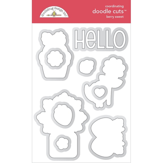 Doodlebug Doodle Cuts Dies-Berry Sweet - Walmart.com