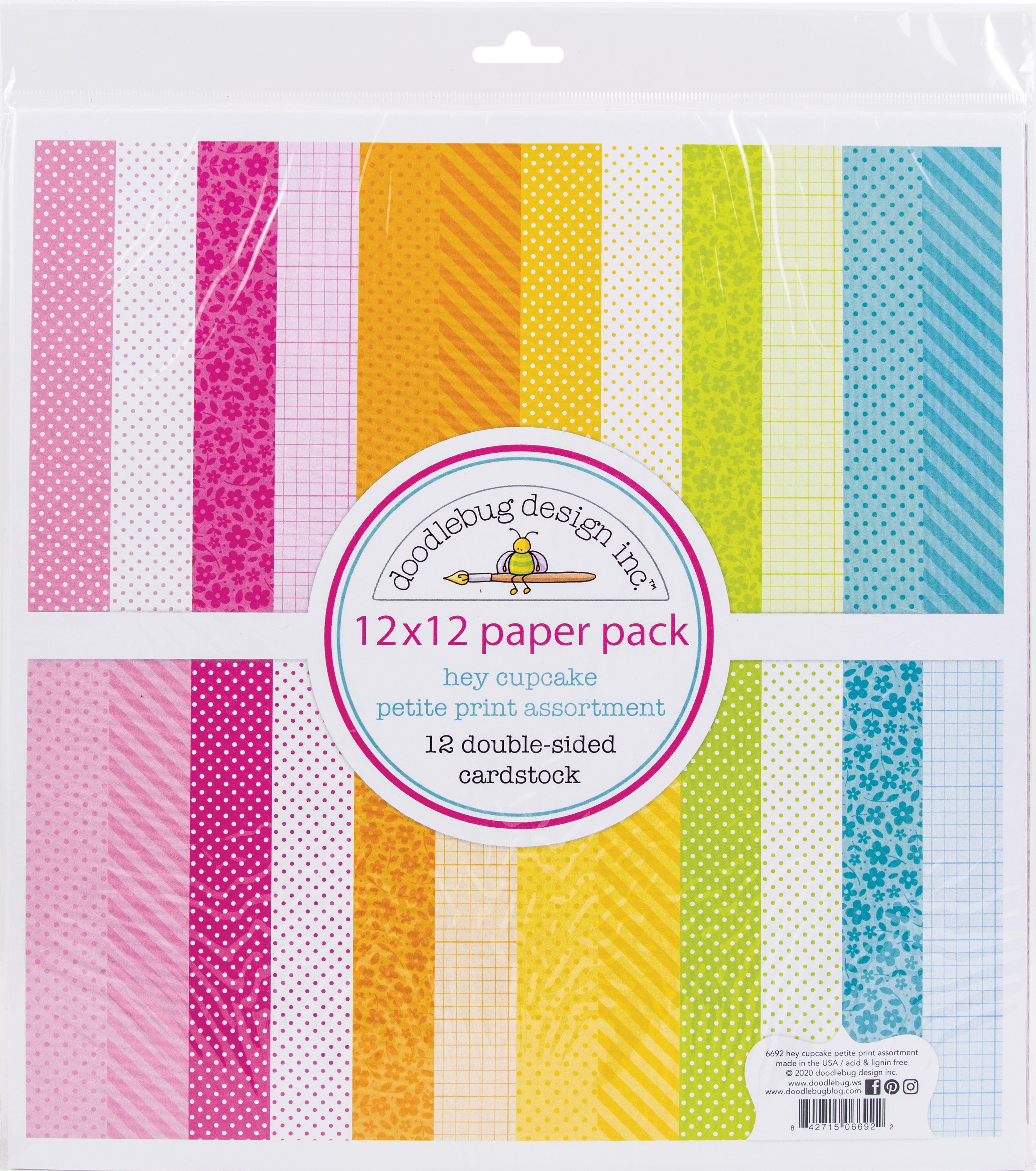 Doodlebug Hey Cupcake Paper Pack 12x12 Petite - Walmart.com