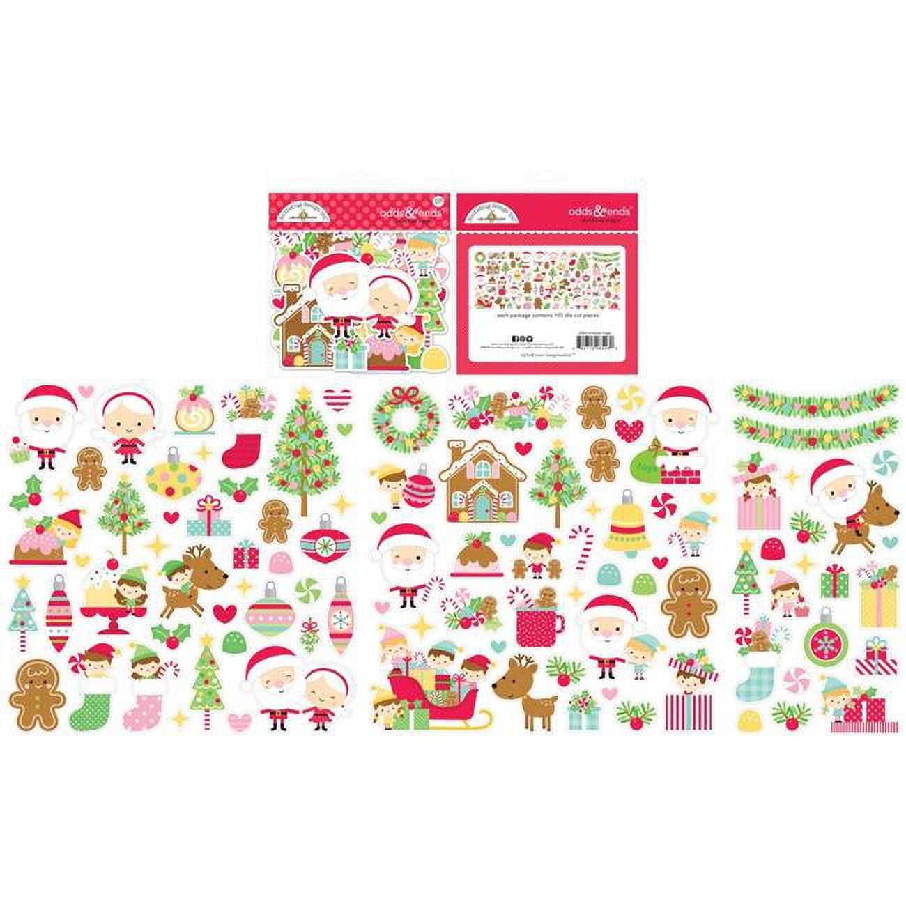 Doodlebug OE6526 Odds & Ends - Christmas Magic Diecuts - Walmart.com