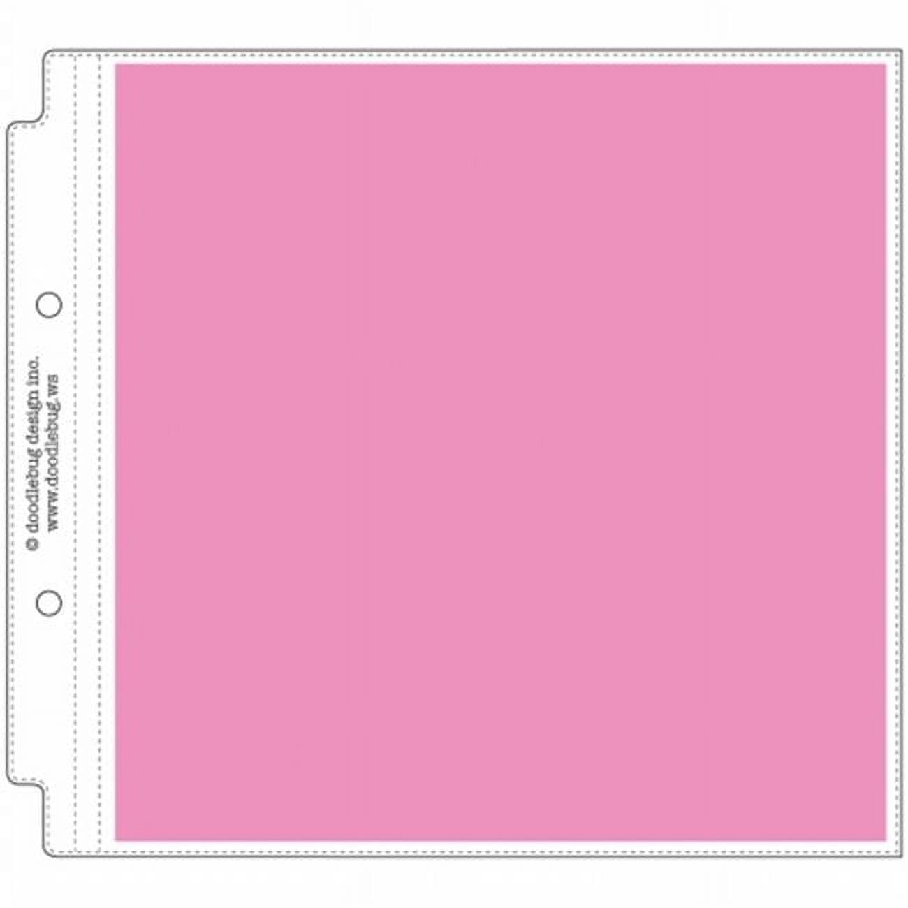 Doodlebug Page Protectors 8"X8" 12/Pkg-(1) 8"X8" Pocket - Walmart.com