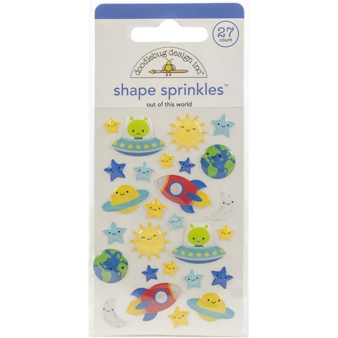Doodlebug SMP6032 Glossy Enamel Shapes Adhesive Sprinkles - Out of This ...