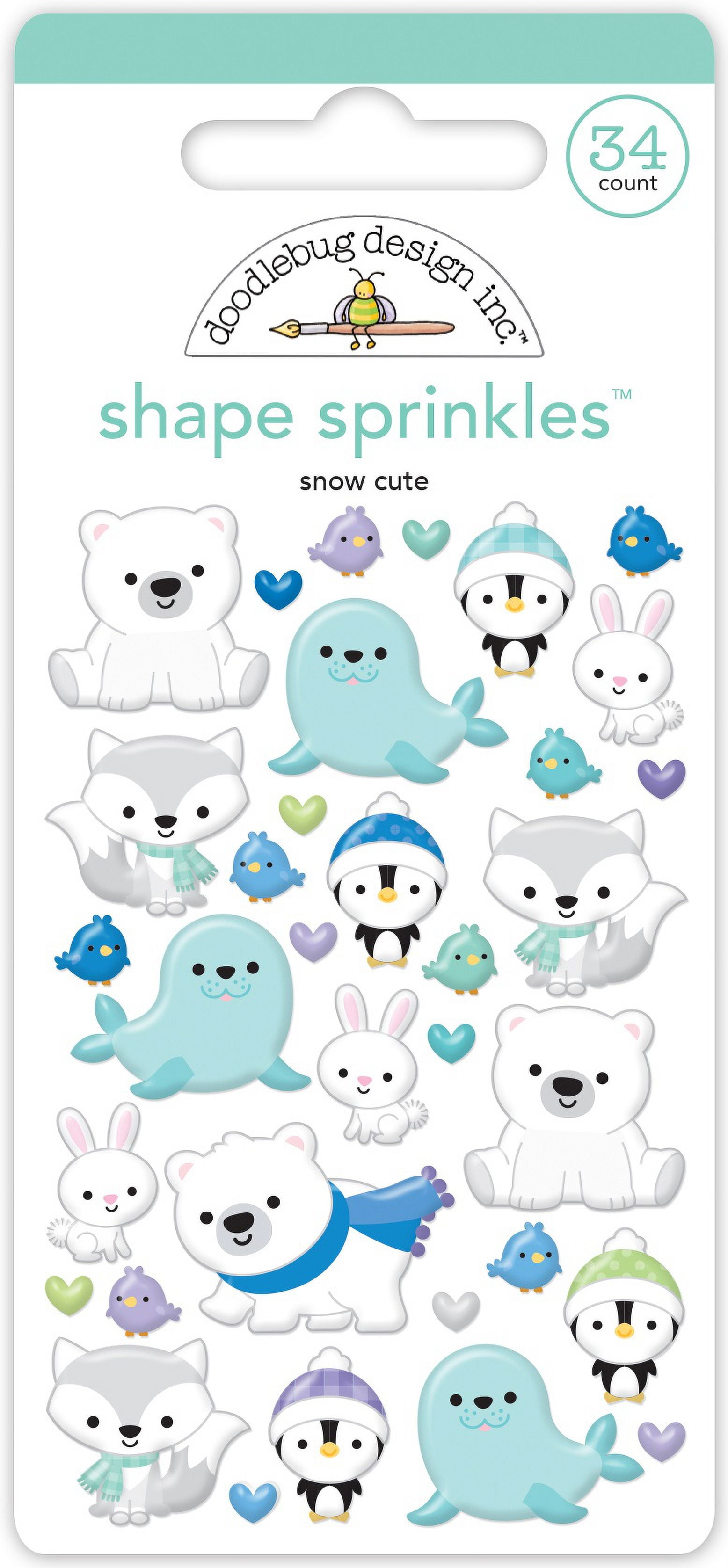 Doodlebug Designs Stickers in Scrapbooking | White - Walmart.com