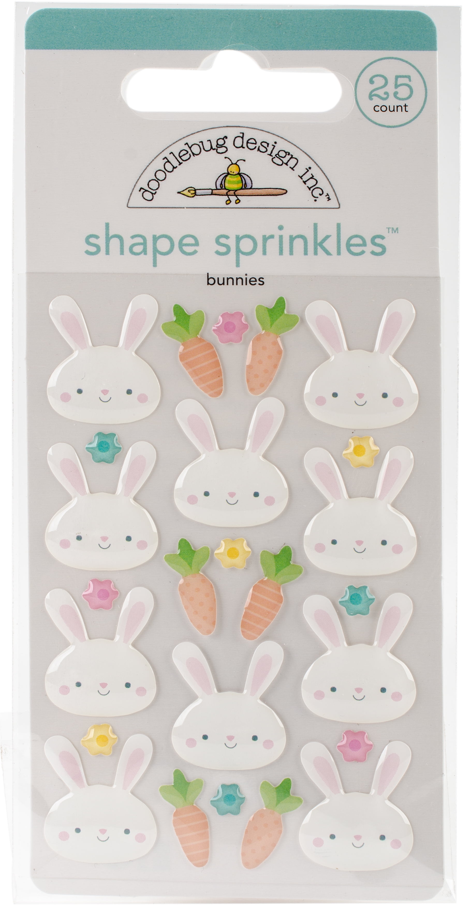 Doodlebug Sprinkles Adhesive Glossy Enamel Shapes - Easter E x press ...