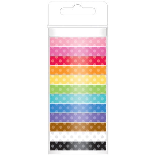Doodlebug Washi Tape Assorted Polka Dot - Walmart.com
