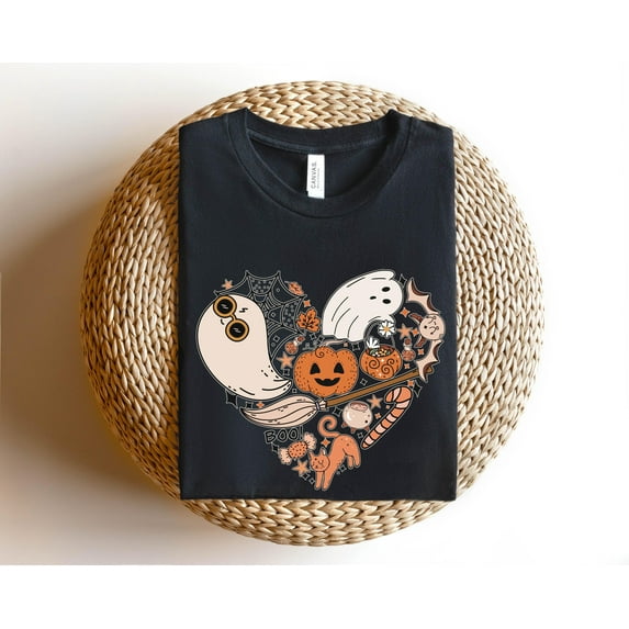 Doodles Halloween T-Shirt, Halloween T-Shirt, Cute Halloween Theme ...