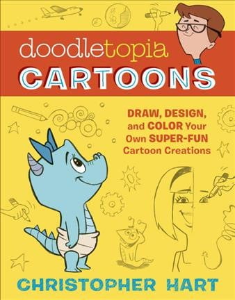 Pre-Owned Doodletopia : Cartoons: Draw, Design, and Color Your Own ...