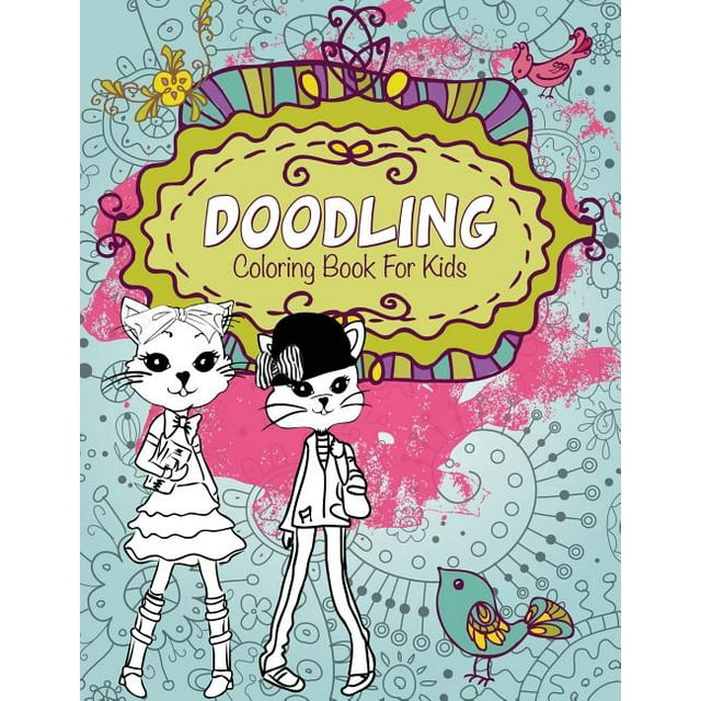 Doodling Coloring Book for Kids (Paperback) - Walmart.com