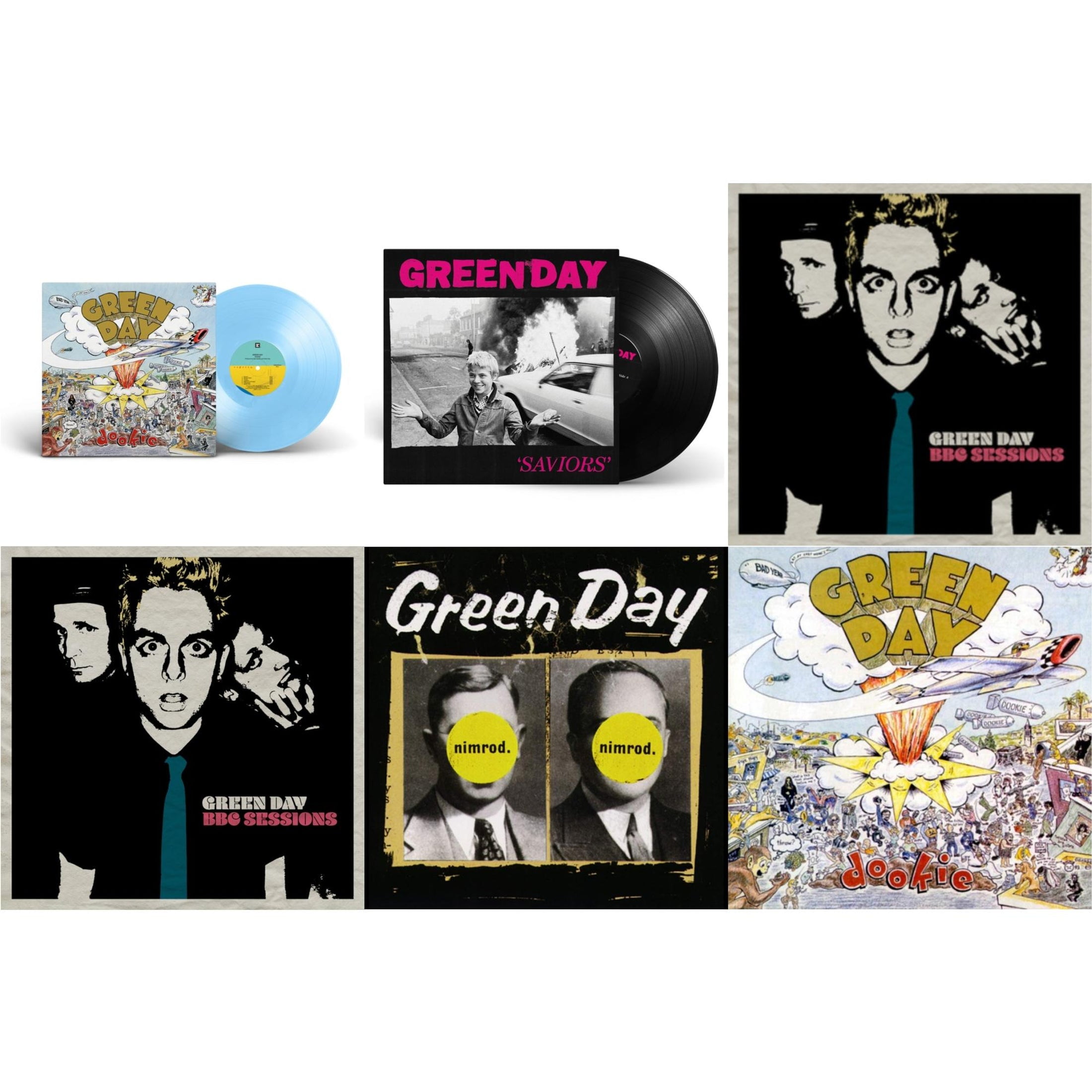 Dookie (X) (Baby Blue LP Vinyl) & Saviors & Bbc Sessions (X) (2LP/Milky ...