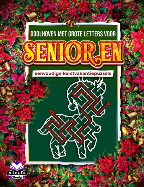 Doolhoven met grote letters voor senioren: eenvoudige ...