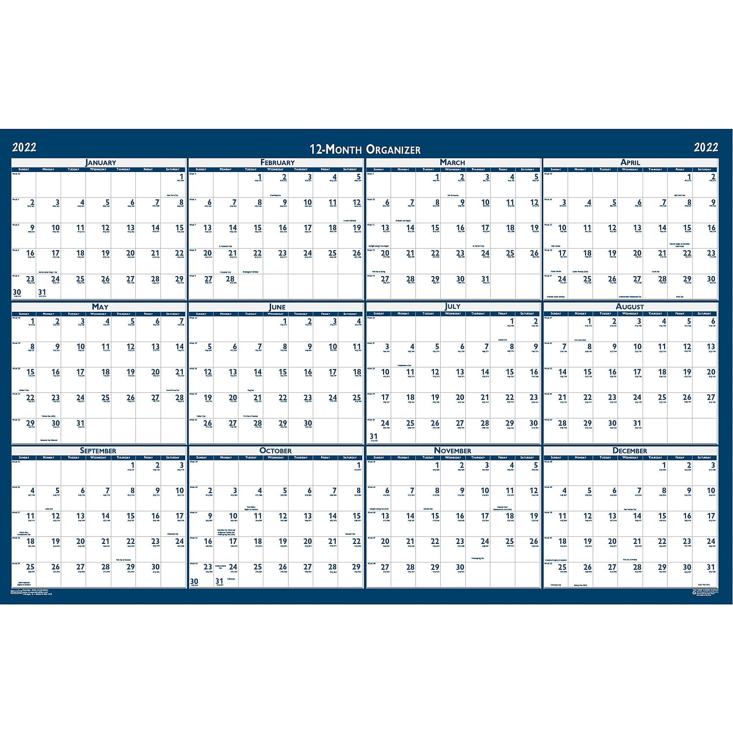 Doolittle HOD3962 66 x 33 in. Reversible Write-On Wipe-Off Wall ...