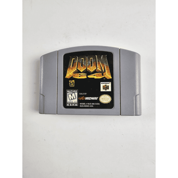 Doom 64 (Nintendo) Authentic Tested N64 Video Games New Ratings:E for ...