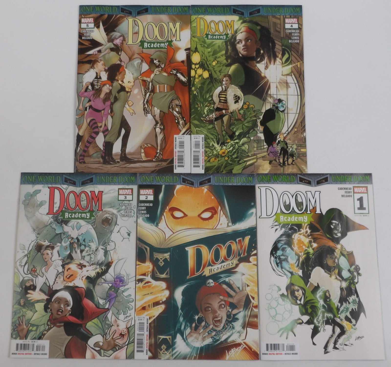 Doom Academy #1-5 VF/NM complete series Doctor Doom - One World Under ...