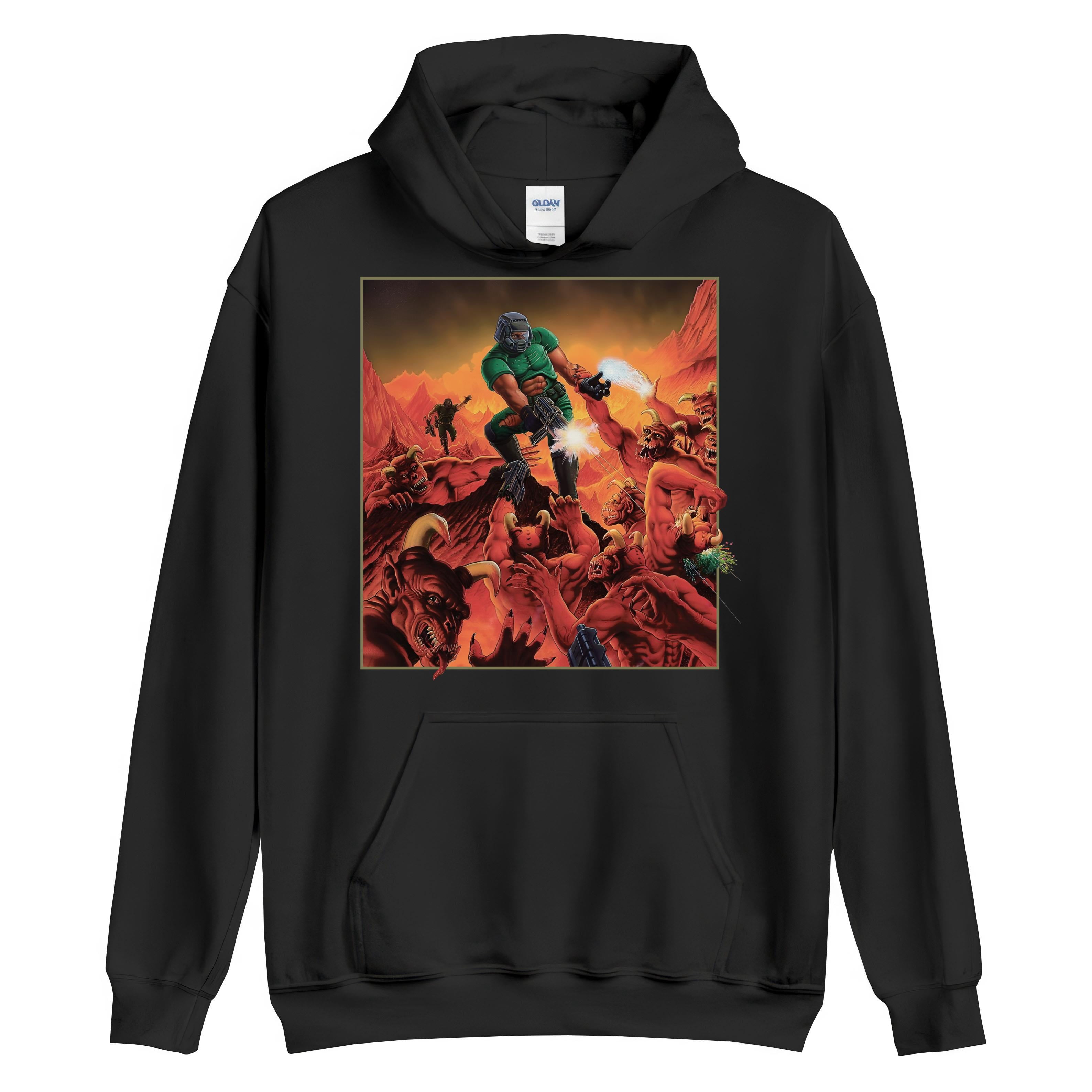 Doom Cover Box Art 90s Retro Vintage TEE Unisex Classic T-shirt-TH29636 ...