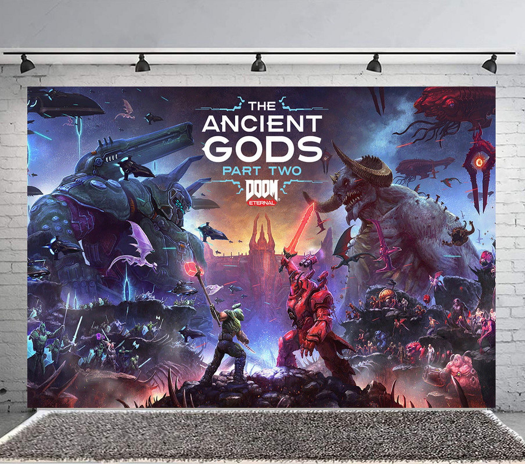 Doom Eternal Backdrop Banner Party Supplies Poster Movie Theme ...