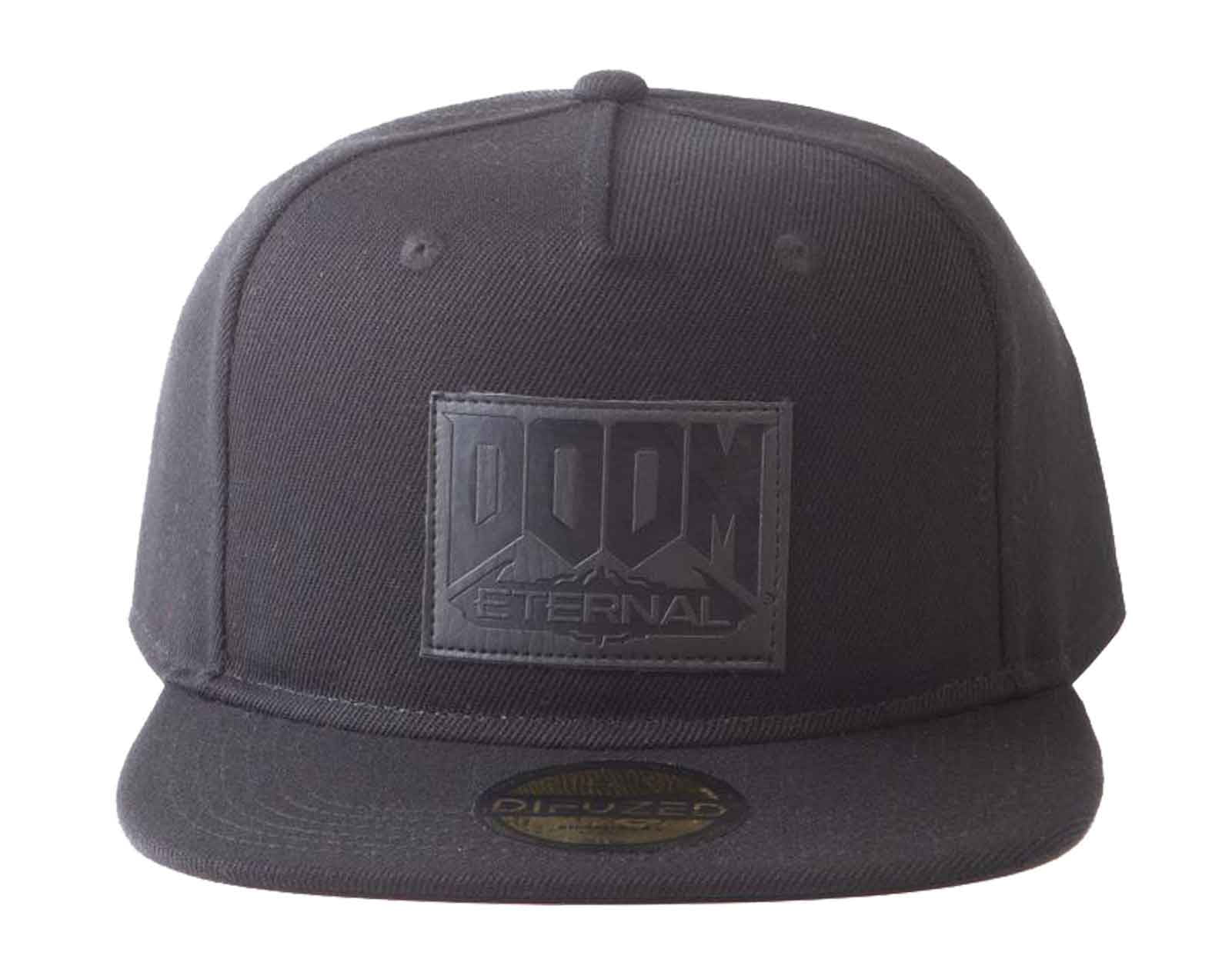 Doom Eternal Baseball Cap Retro Logo new Official Gamer Black Strapback ...