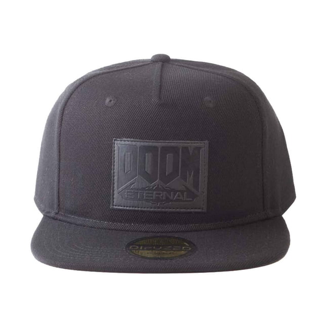 Doom Eternal Baseball Cap Retro Logo new Official Gamer Black Strapback ...