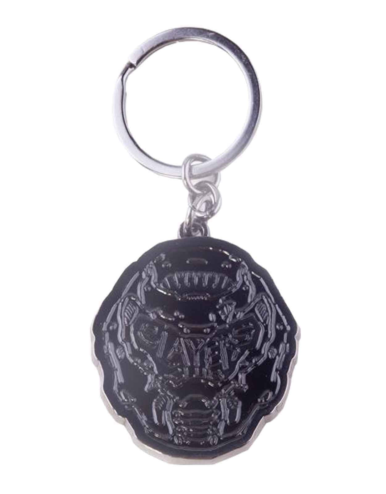 Doom Eternal Keyring Keychain Slayers Club Logo new Official Black ...