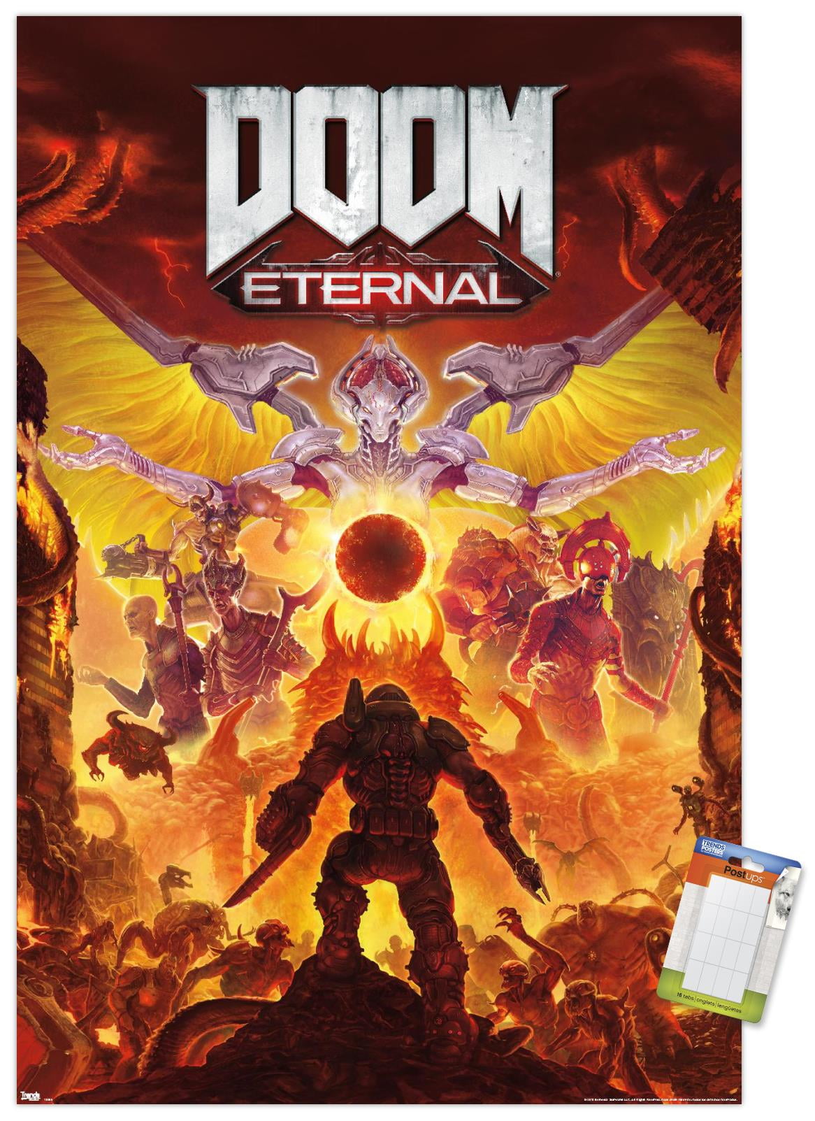 Doom Eternal - Maykr Wall Poster, 14.725" x 22.375" - Walmart.com