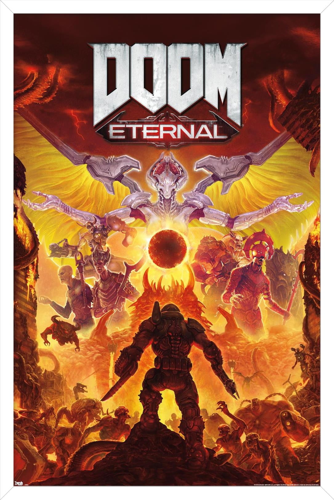 Doom Eternal - Maykr Wall Poster, 22.375" x 34" Framed - Walmart.com