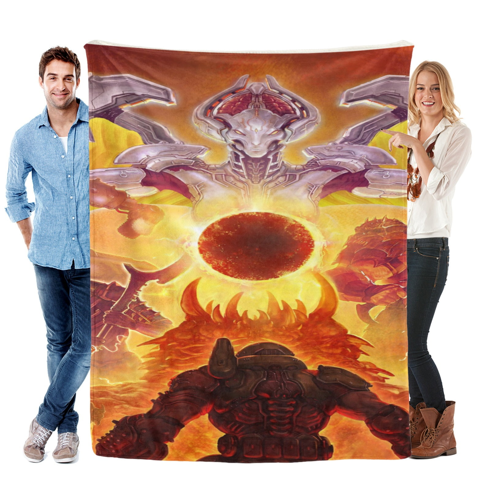 Doom Eternal Throw Blanket Gifts for Fans Lover Girls Boys Women ...