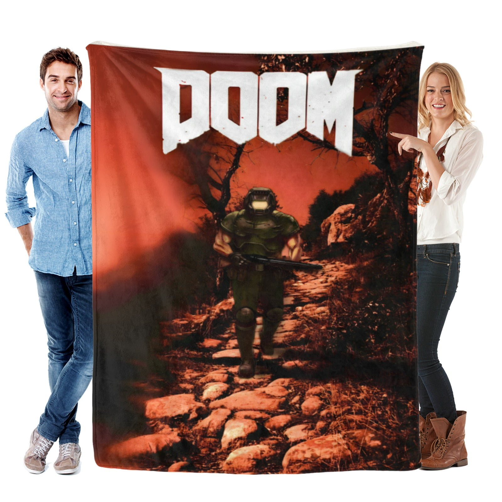 Doom Eternal Throw Blanket Gifts for Fans Lover Girls Boys Women ...
