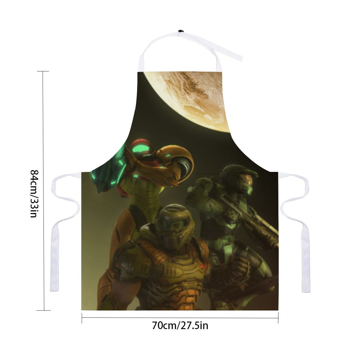 Doom Eternal apron with waterproof and pocket features, suitable for ...