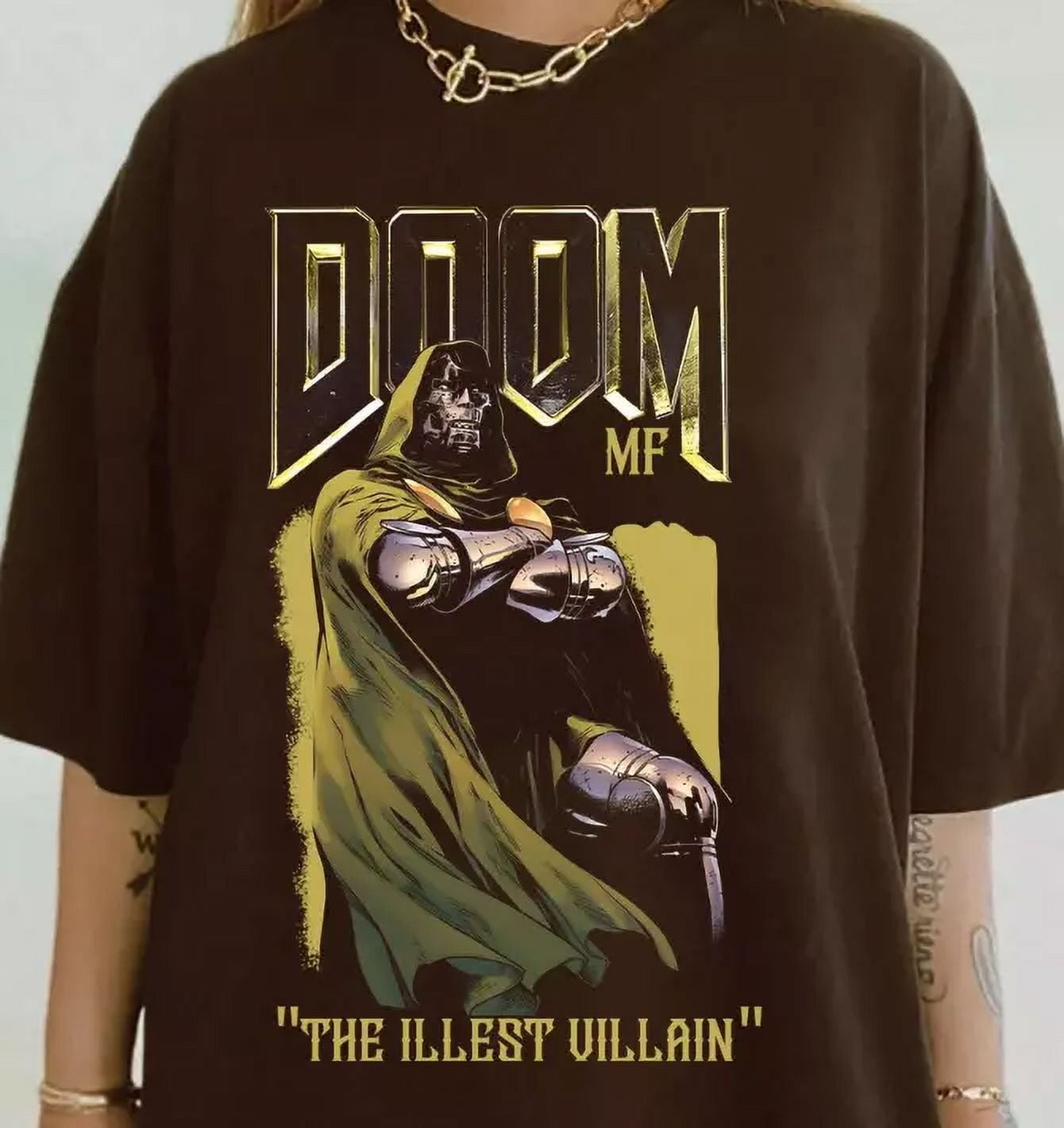 Doom Madvillain T-Shirt, Mf Doom The Illest Villain Merch Gift ...