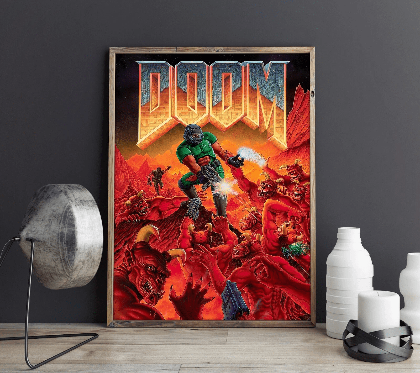 Doom Poster Gaming Art Print - Walmart.com