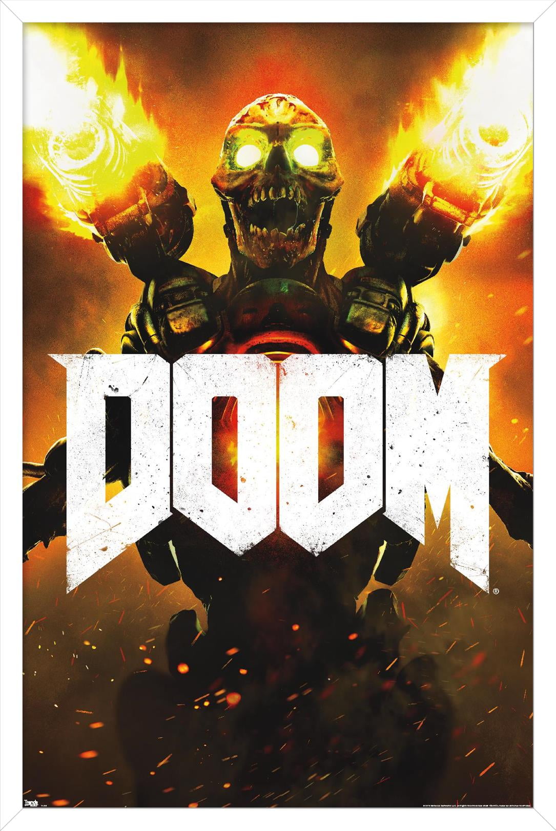 Doom - Revenant Wall Poster, 22.375" x 34" Framed - Walmart.com