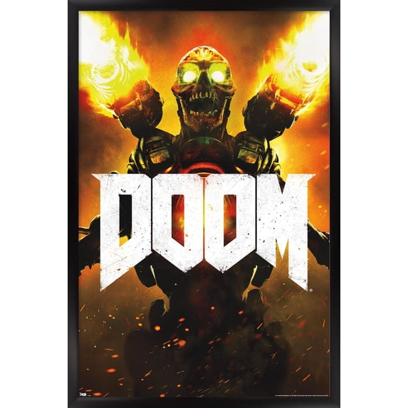 Doom - Revenant Wall Poster, 22.375" x 34" Framed - Walmart.com