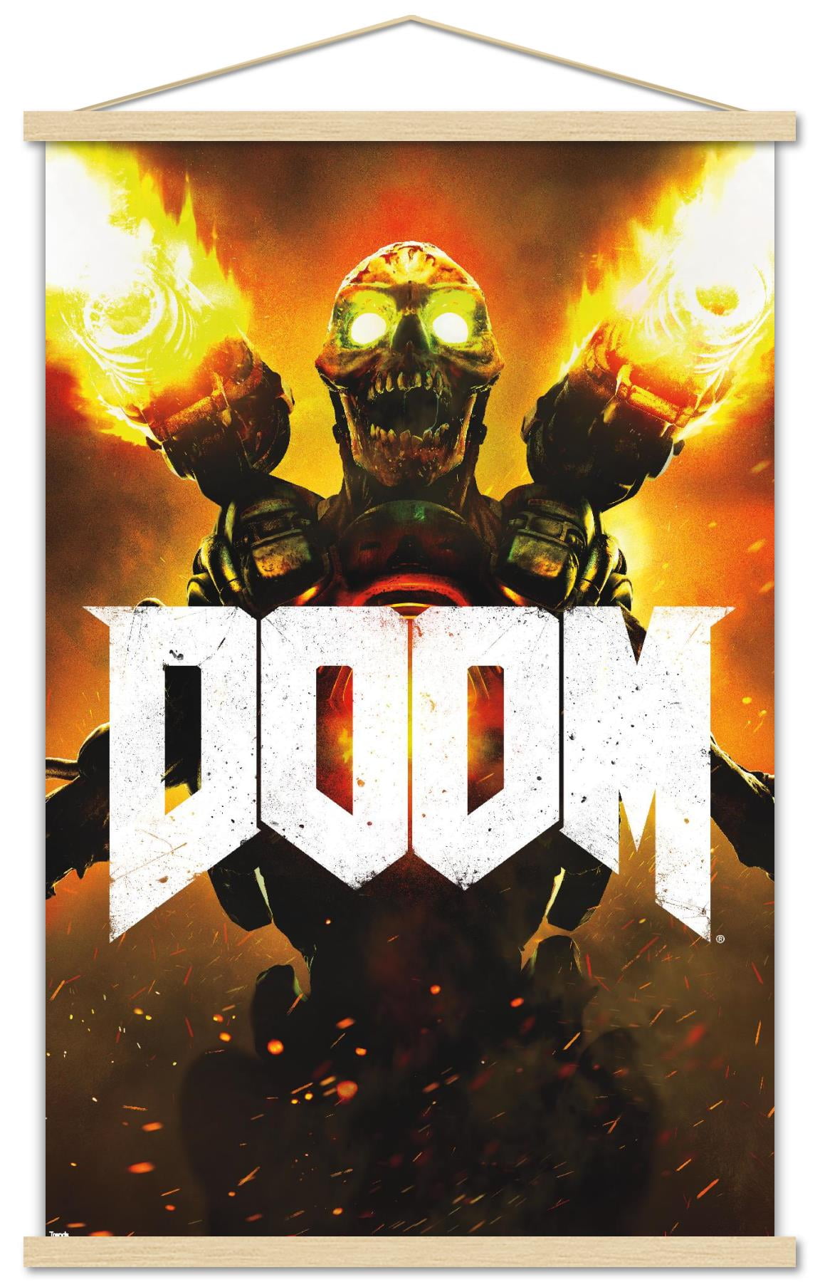 Doom - Revenant Wall Poster with Magnetic Frame, 22.375" x 34 ...