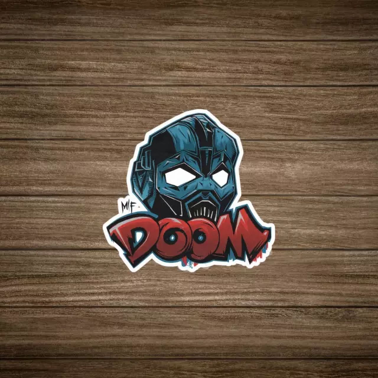 Doom Slayer Sticker - Retro 90S Fps Video Game Vinyl Decal For ...
