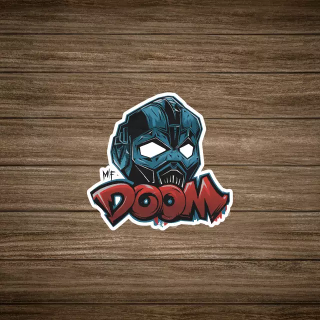 Doom Slayer Sticker - Retro 90S Fps Video Game Vinyl Decal For ...